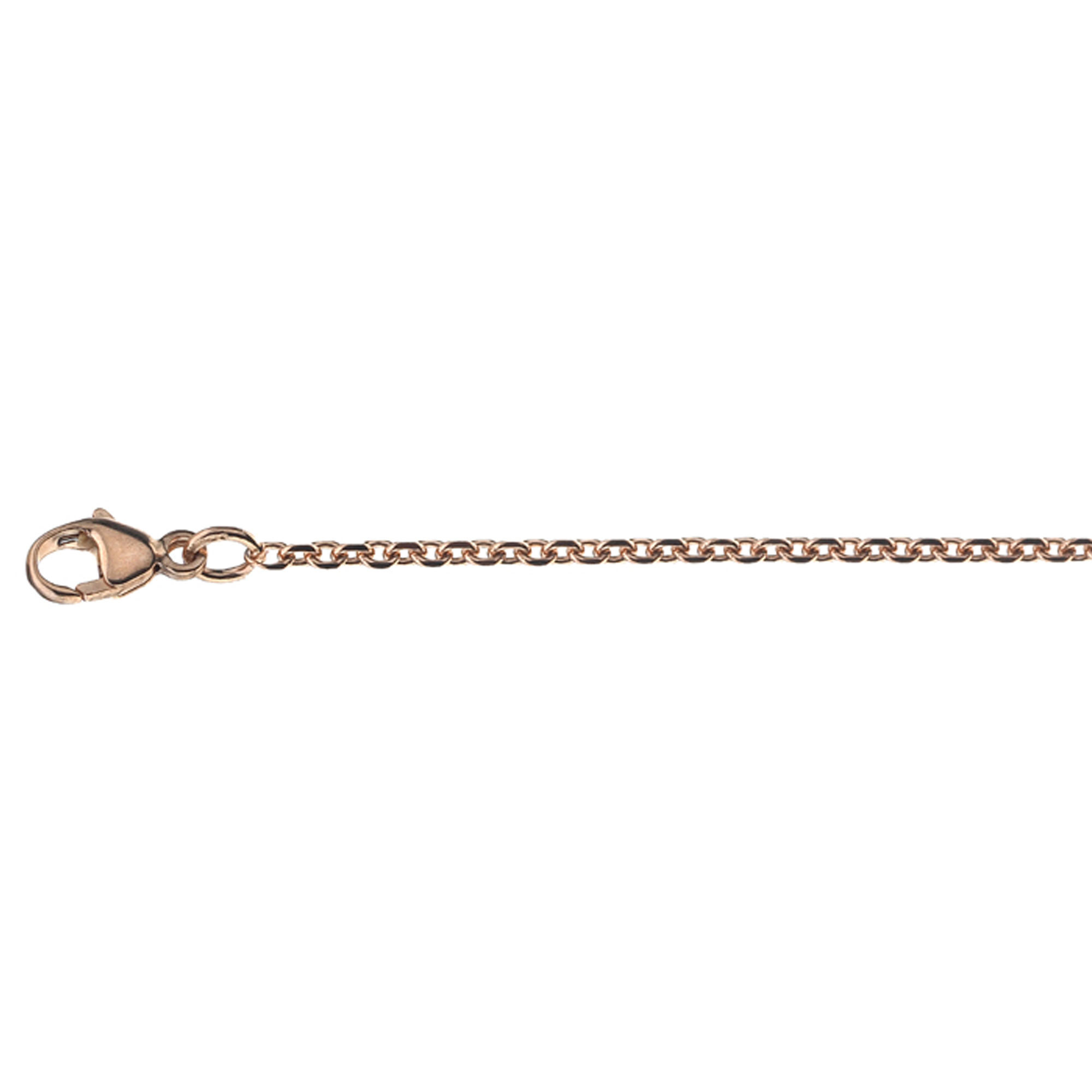 18ct rose gold 22" trace link chain | Jamieson & Carry - Jamieson & Carry