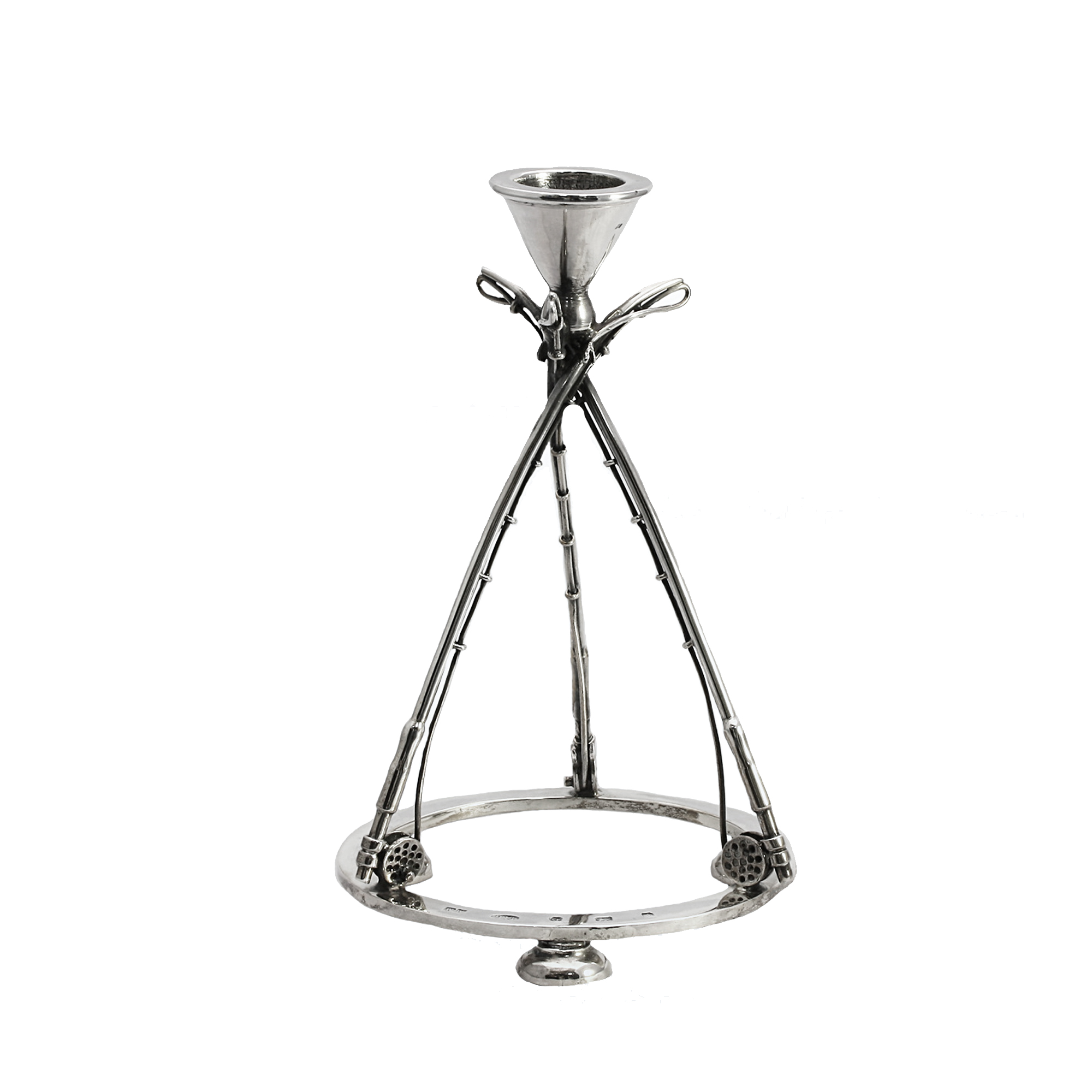 Sterling Silver Candle Stick Holder Fishing Rods | Jamieson & Carry ...